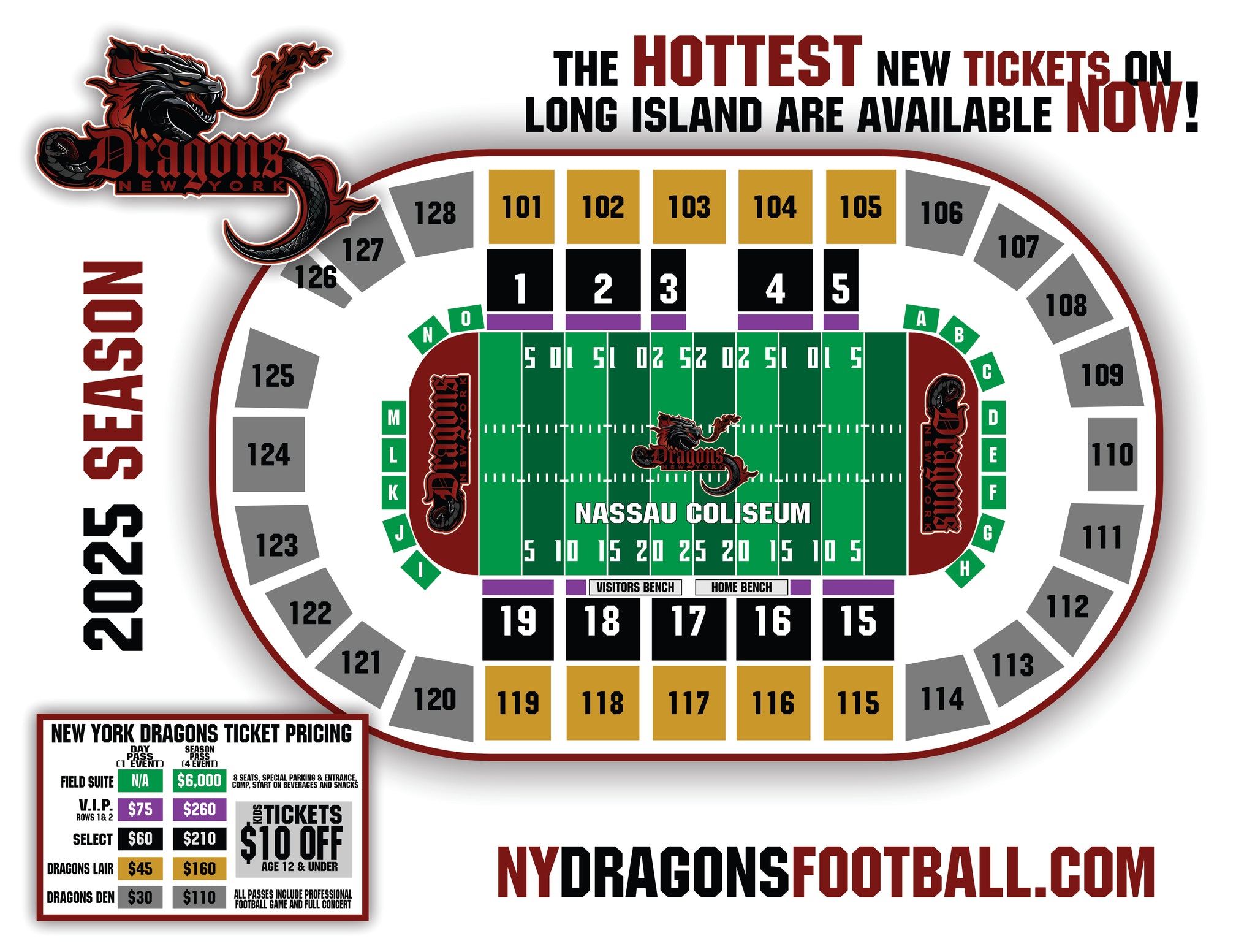 New York Dragons Tickets – ENTFLA STOREFRONT